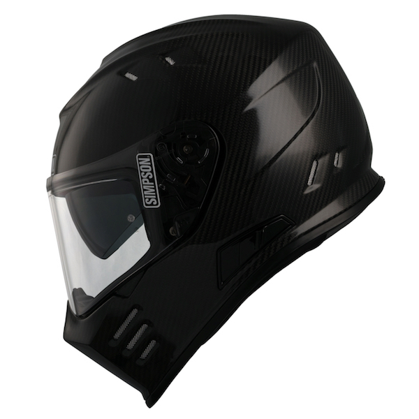 Simpson Venom ECE Motorcycle Crash Helmet Carbon Fibre - Bandit Helmets UK